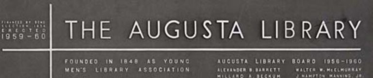 Augusta Public Library Local History and Genealogy | Georgia Heritage ...