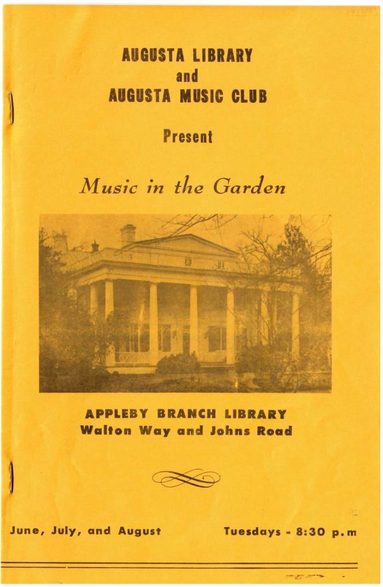 Augusta Public Library Local History and Genealogy | Georgia Heritage ...